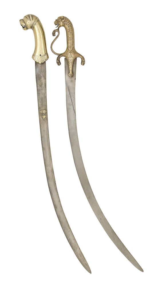 Bonhams : An Indian Brass-Hilted Sabre