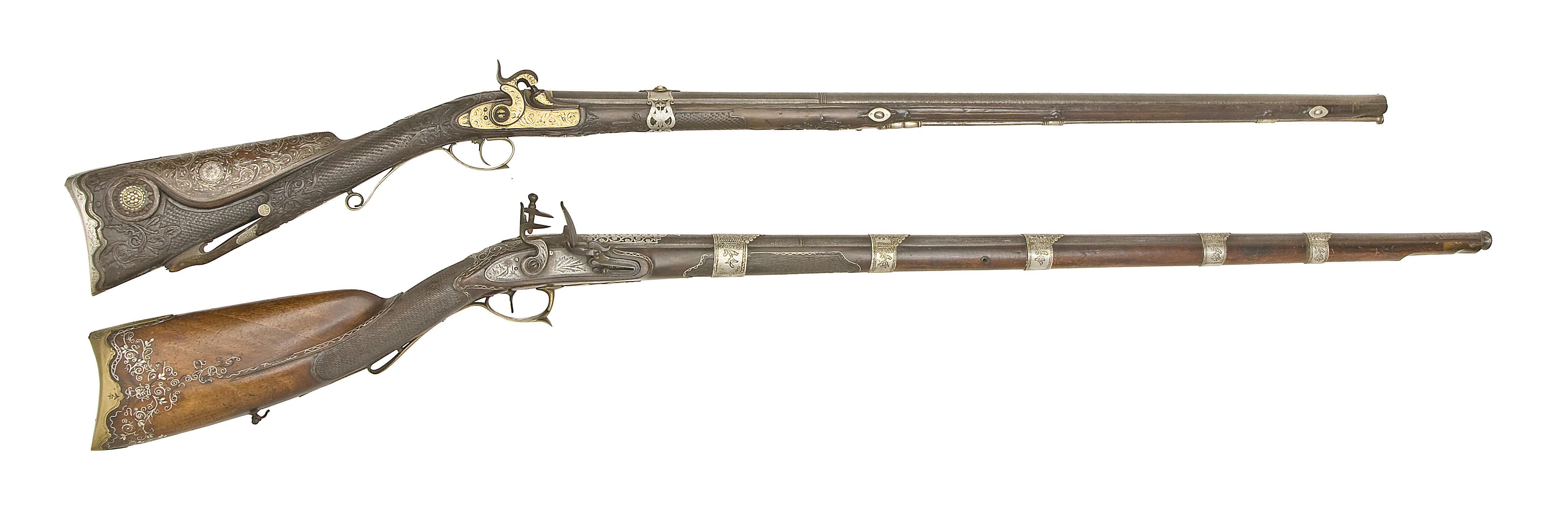 Bonhams : An Ottoman 25-Bore Flintlock Gun In The Continental Manner