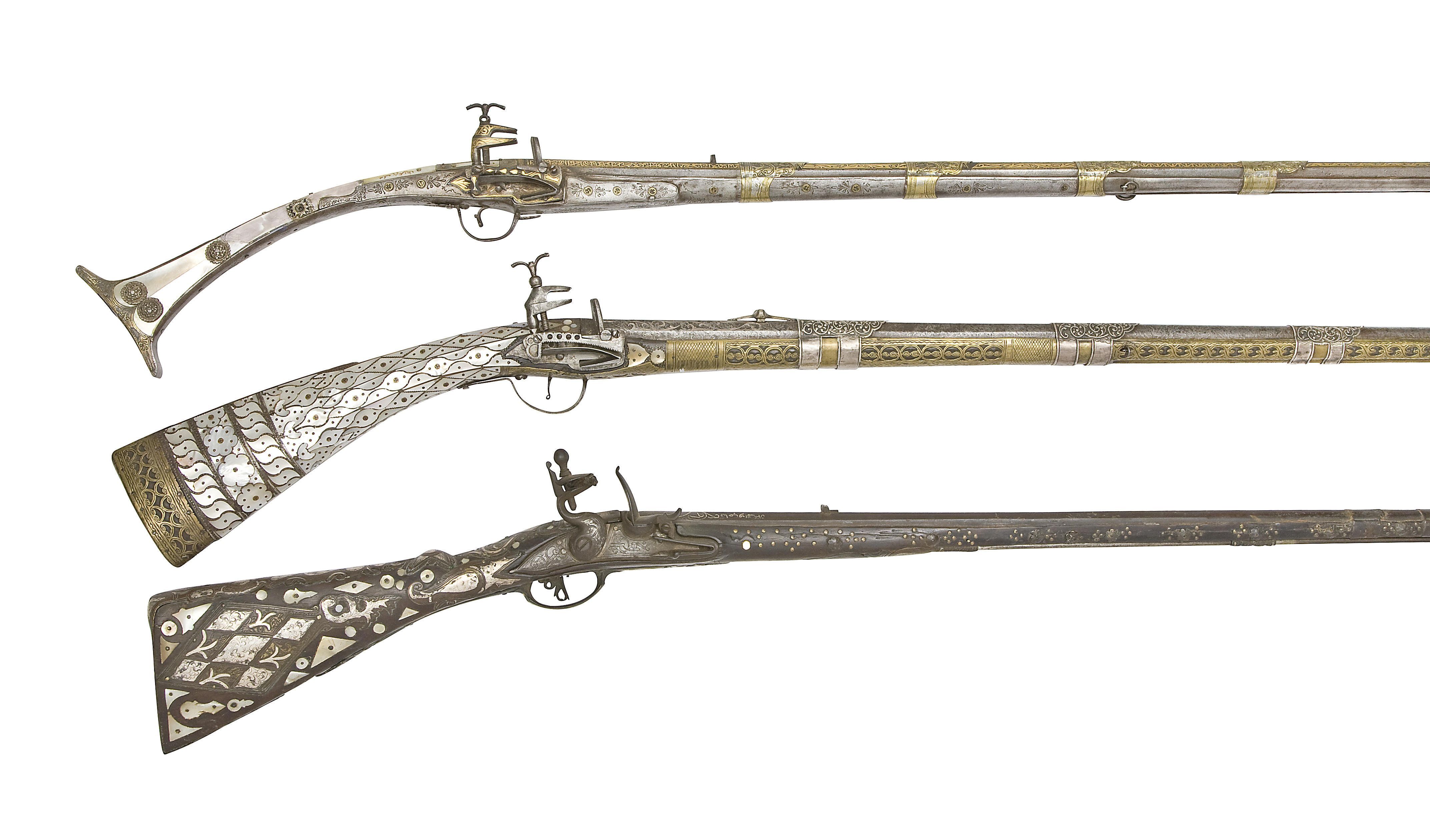 Bonhams : A Balkan 32-Bore Flintlock Gun