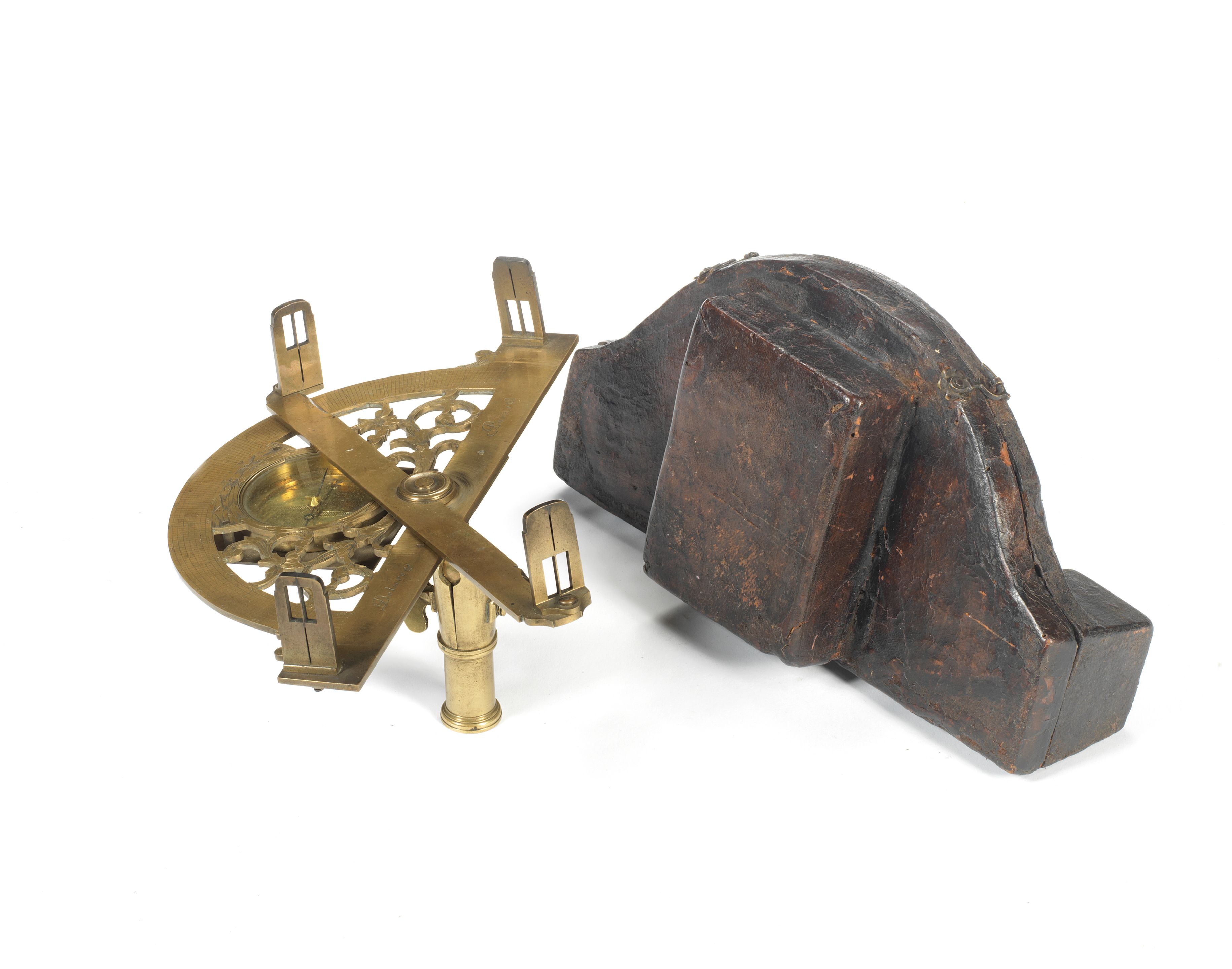 Bonhams : A Jean-Baptiste-Nicolas Delure brass graphometer, French ...