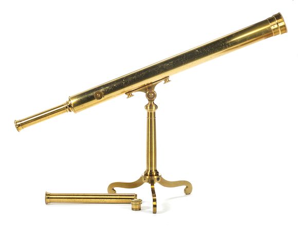Bonhams : A Secretan 2 1/2-inch terrestrial and astronomical refracting ...