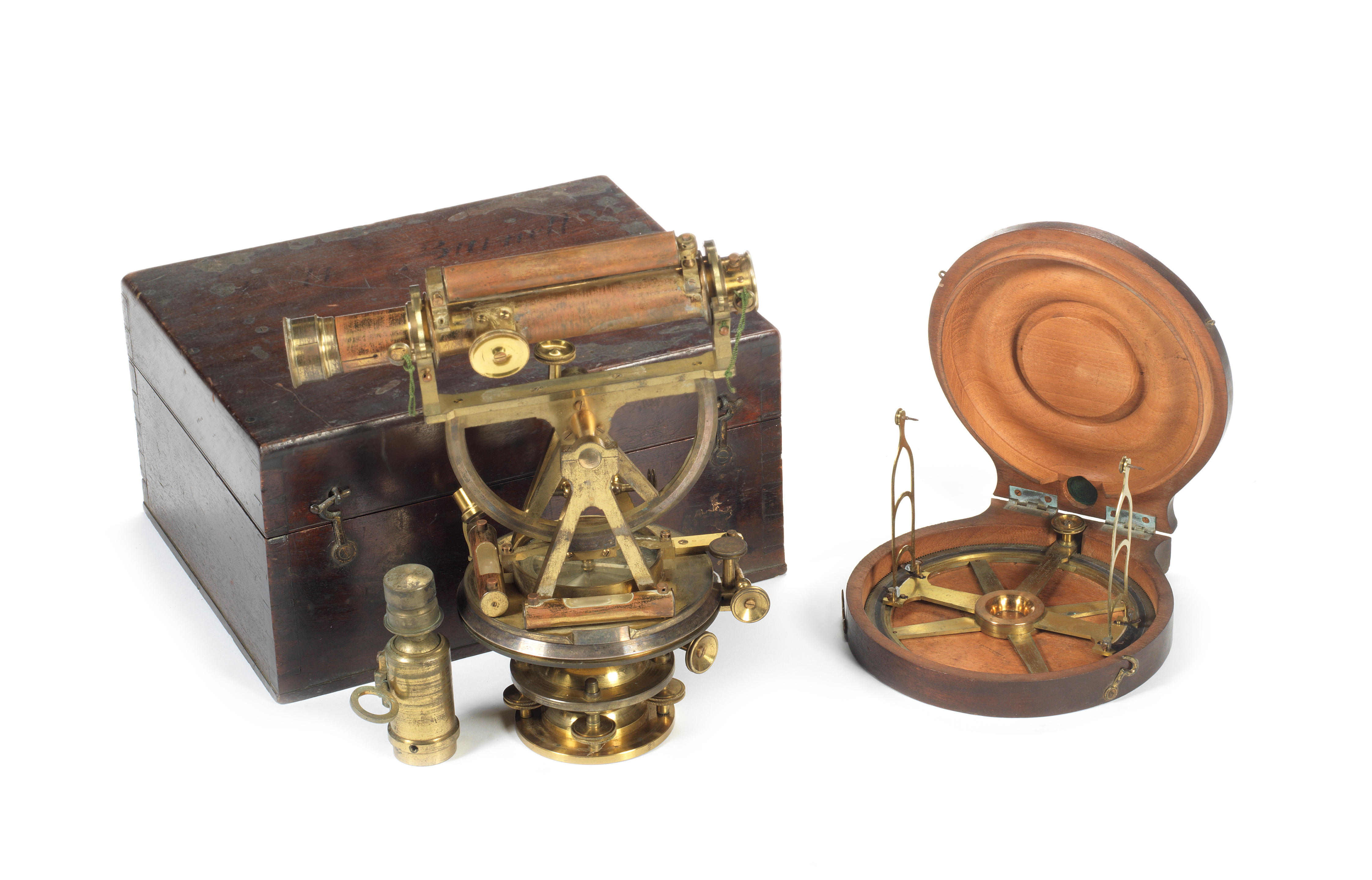 Bonhams A Troughton And Simms Theodolite And Circular Protractor