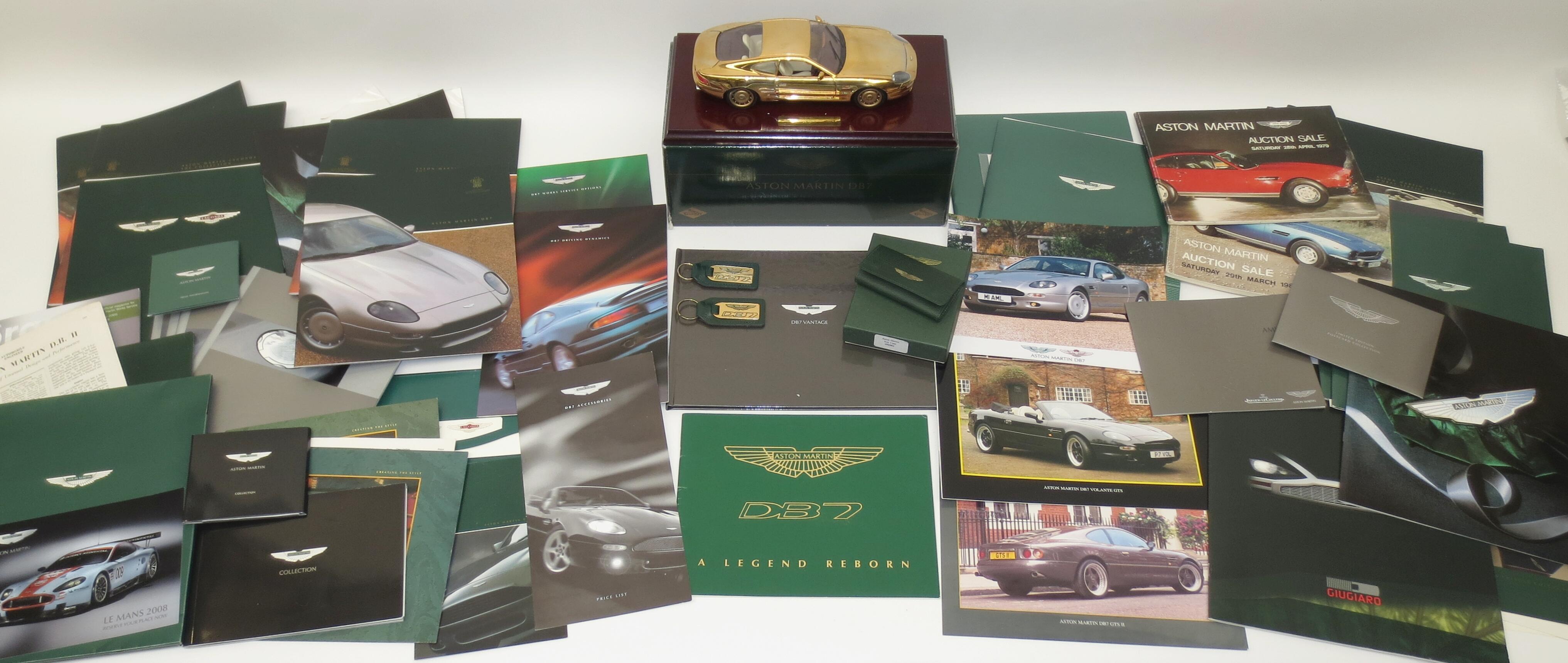 Bonhams Cars : Assorted Aston Martin DB7 memorabilia, ((Qty))