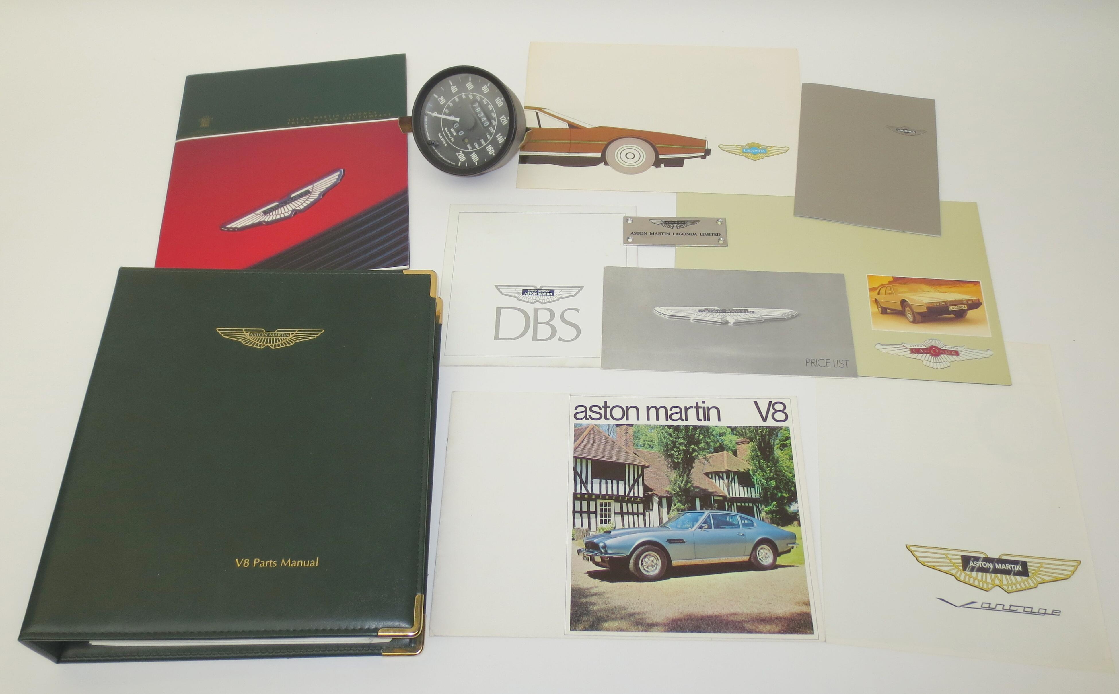 Bonhams Cars : Assorted Aston Martin and Lagonda V8 items, ((Qty))