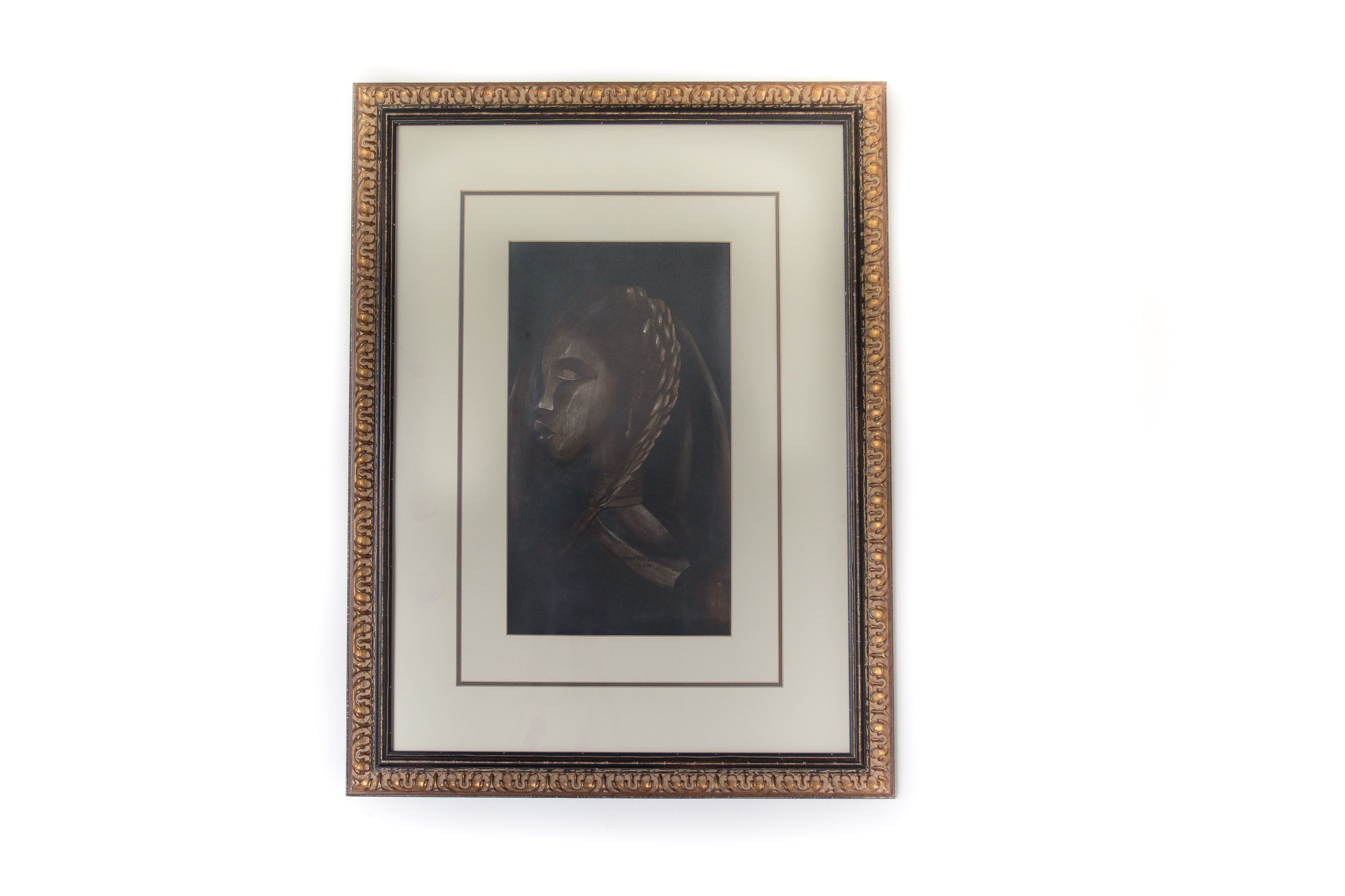 Bonhams : Simon Okeke (Nigerian, 1937-1969) Portrait of a young girl