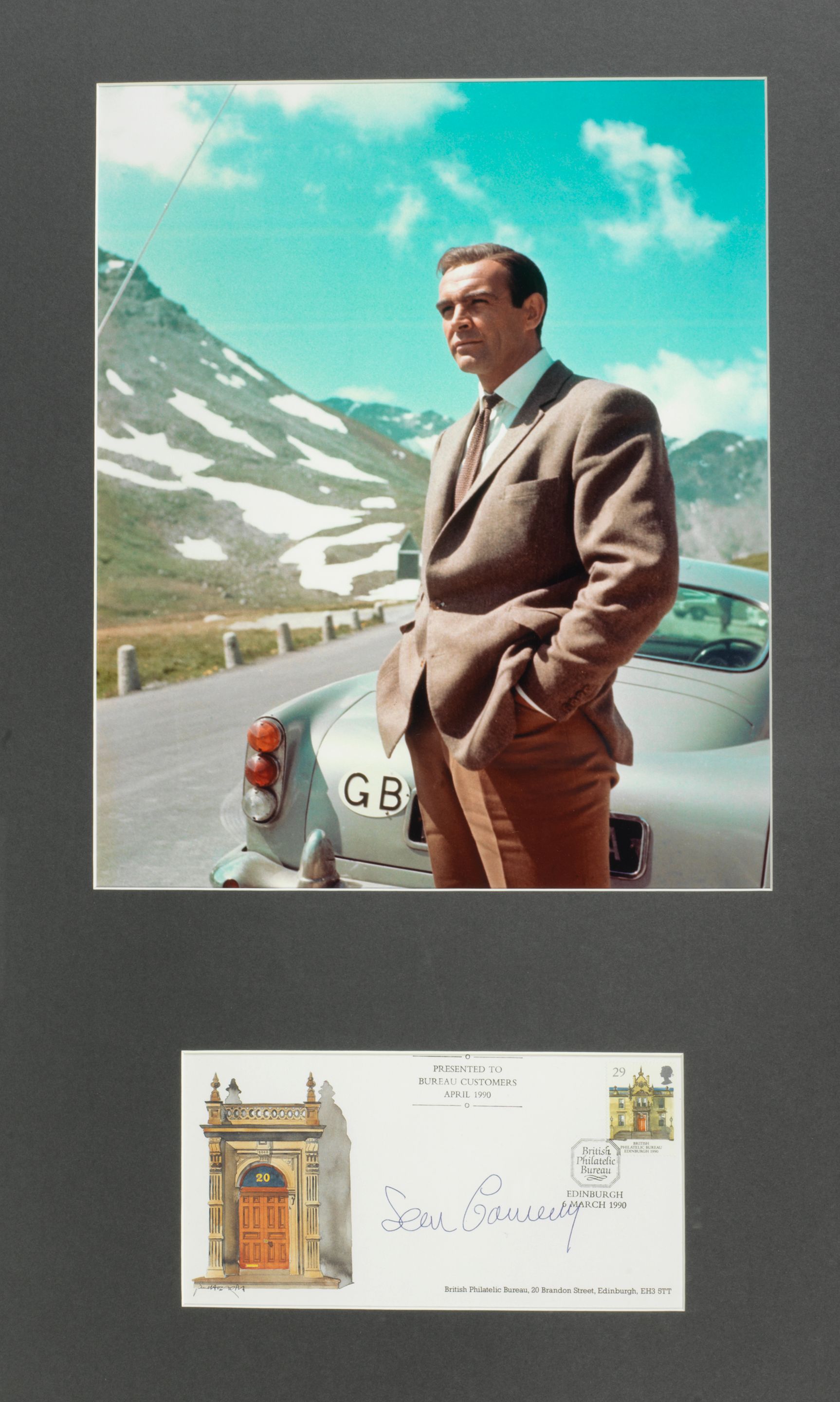 Bonhams Cars : A photograph of Sean Connery with the Goldfinger Aston ...