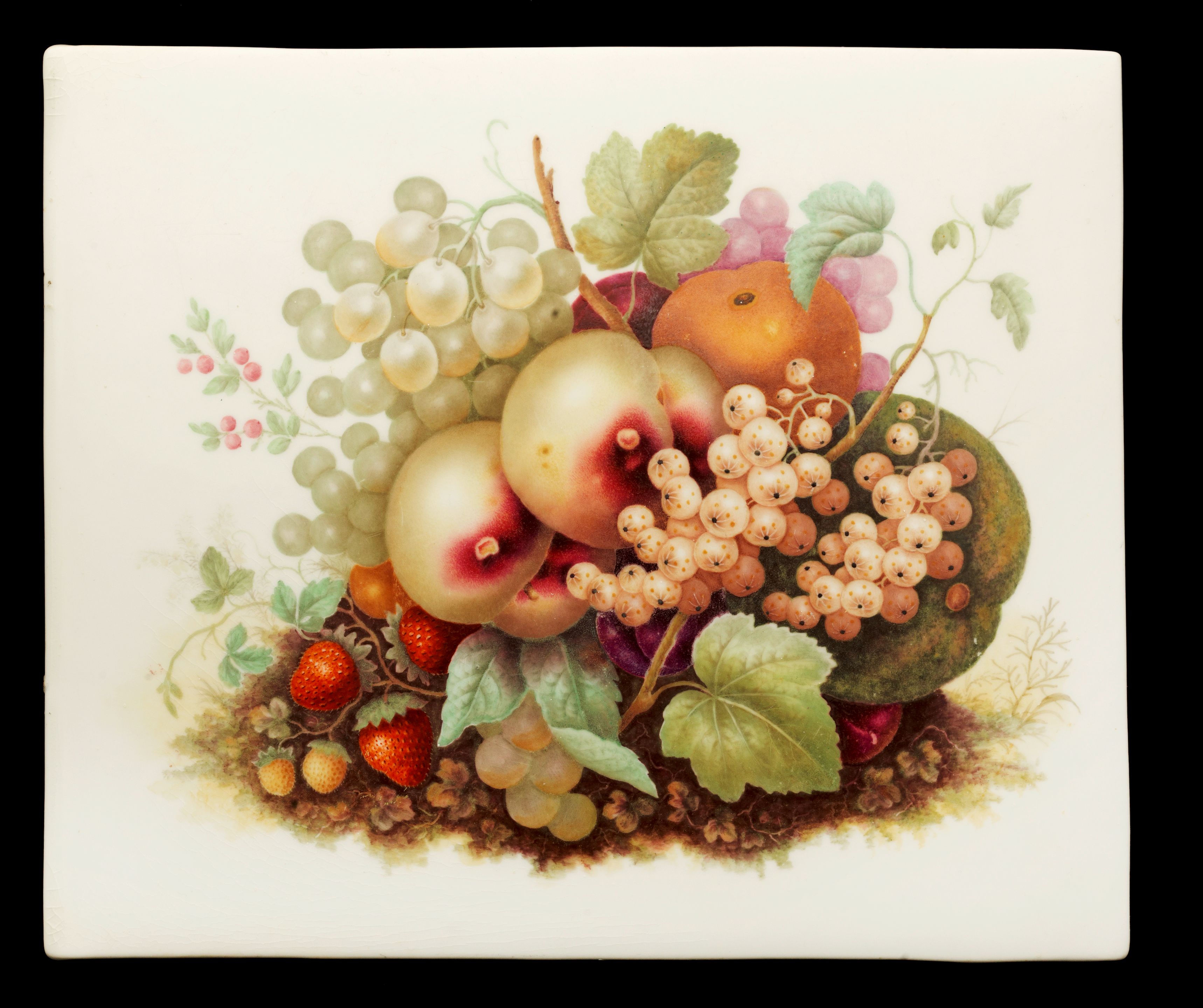 Bonhams : An English porcelain plaque by Thomas Steel, circa 1830