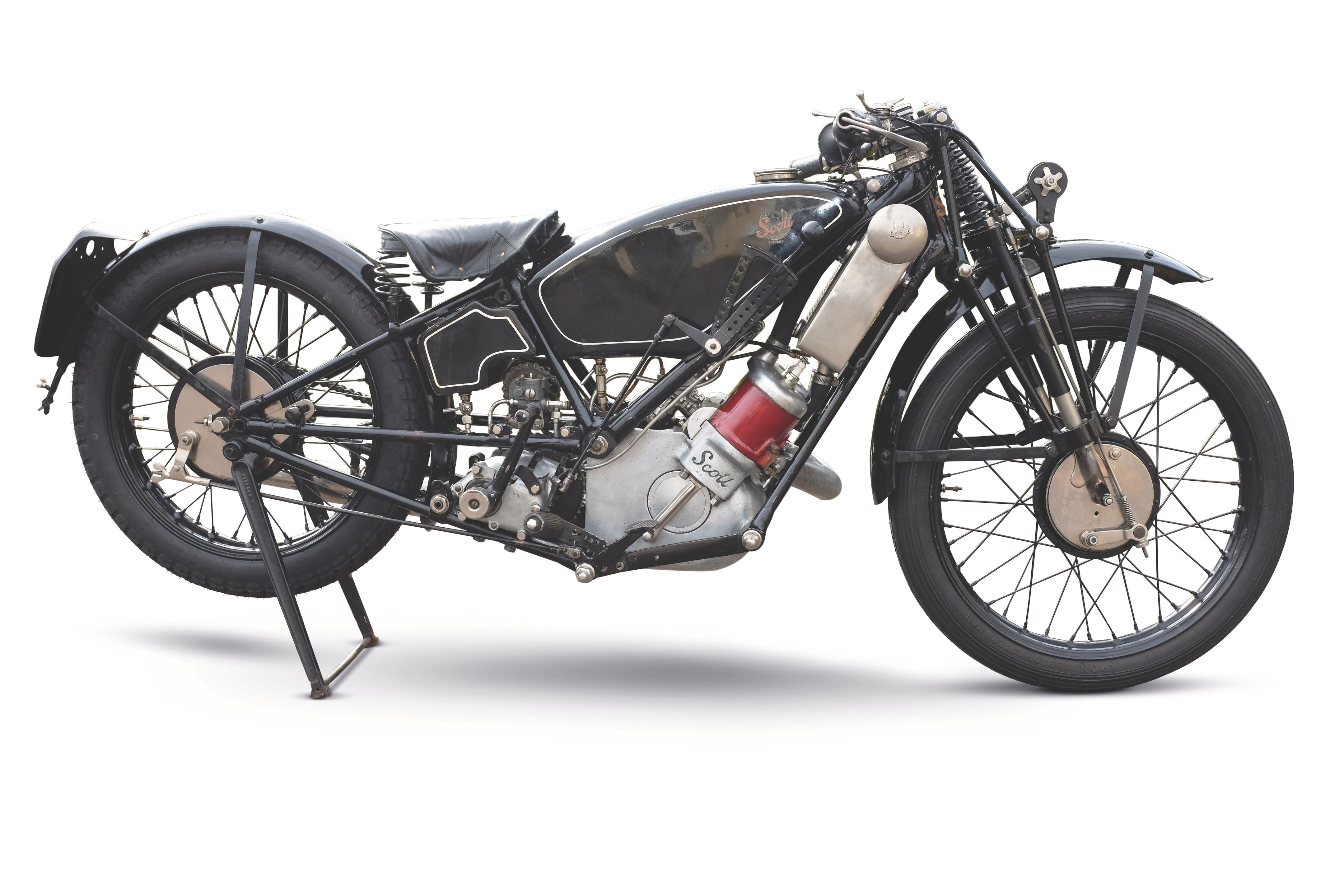 Bonhams Cars : 1926 Scott 498cc TT Racing Motorcycle Frame no. 3 Engine ...