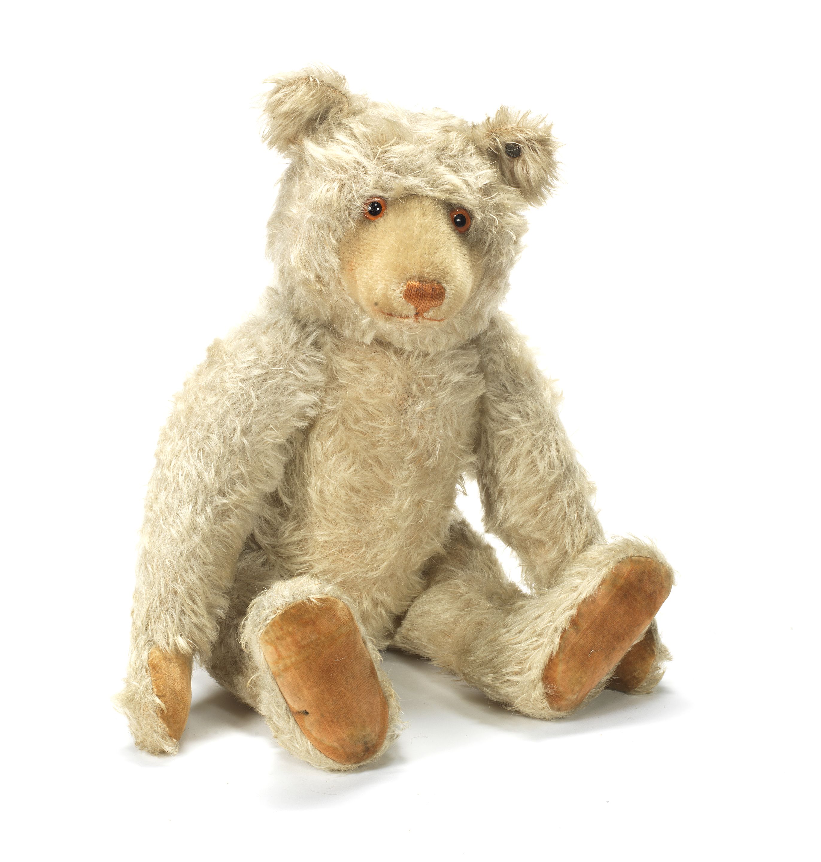 Bonhams : Rare Steiff white Dicky Bear, circa 1932