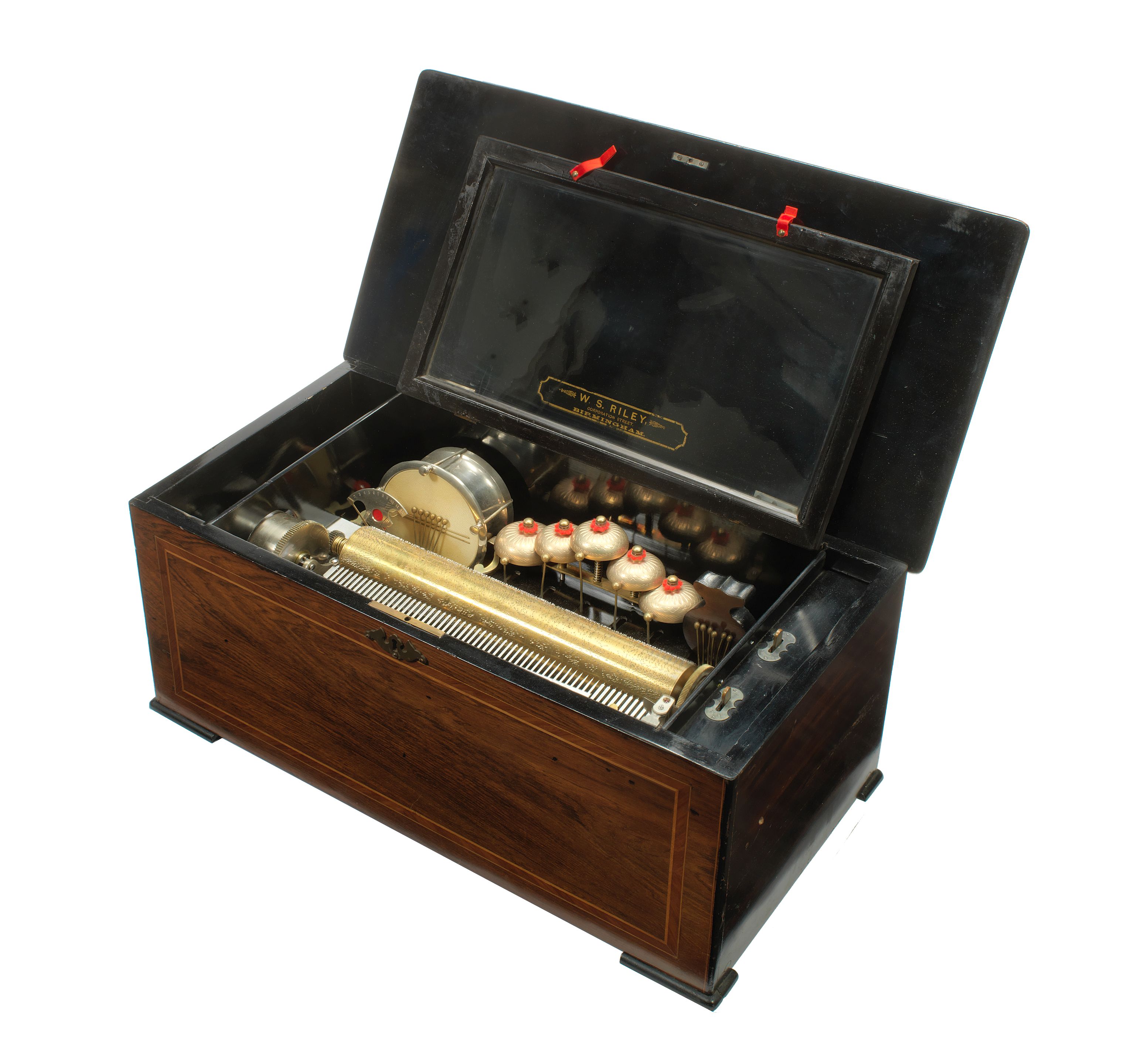 Bonhams : An orchestral cylinder musical box, Swiss, late 19th century,