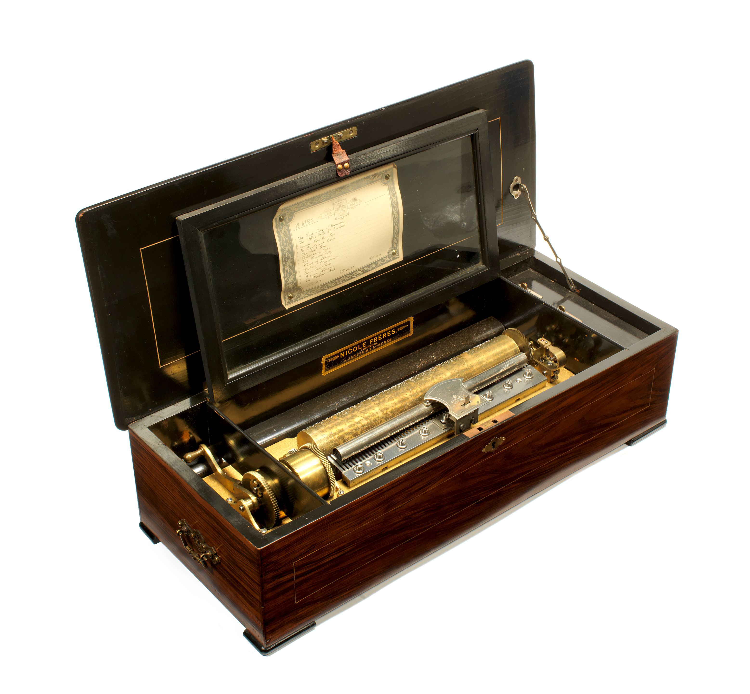Bonhams : A Nicole Freres cylinder musical box, Swiss, circa 1900,
