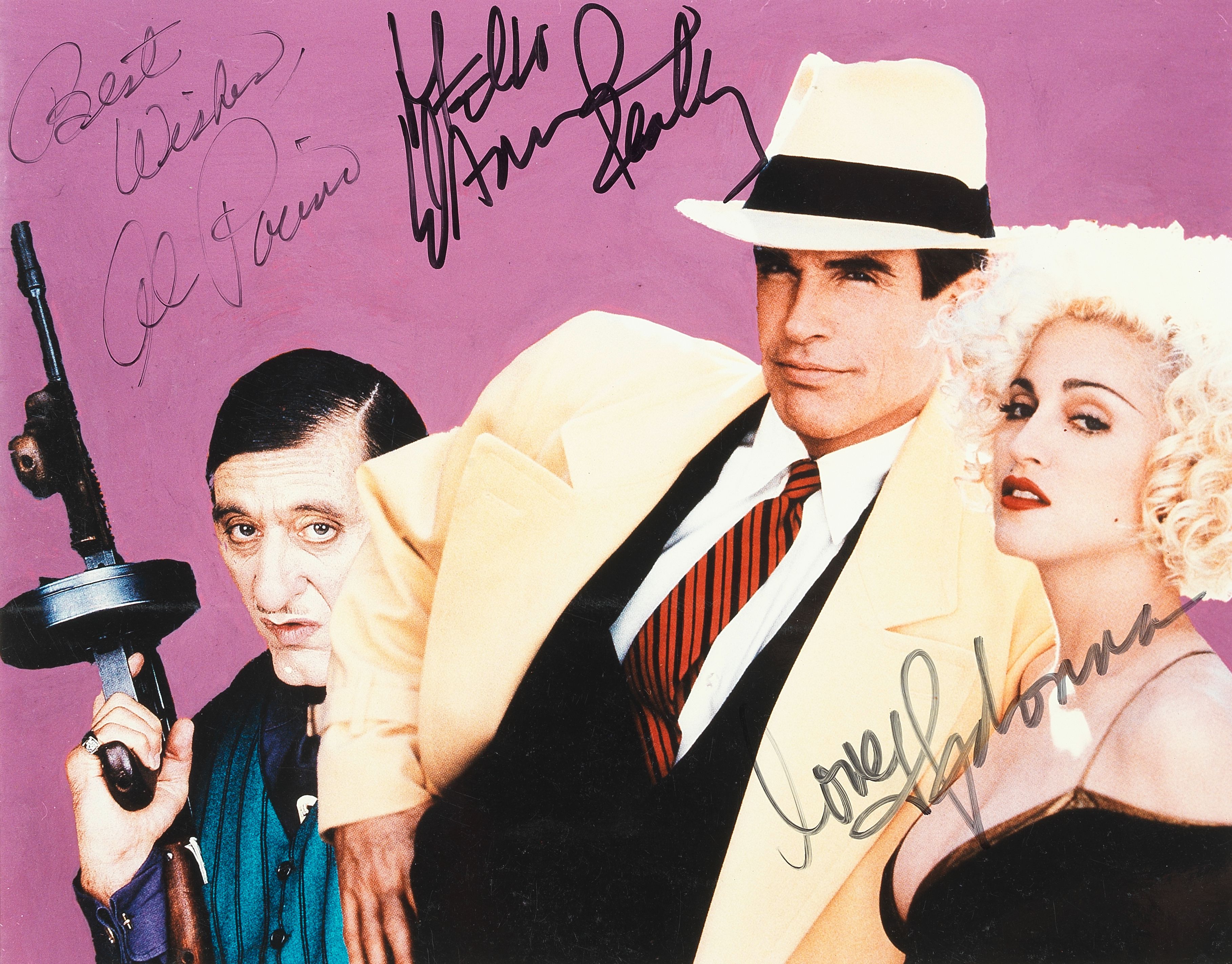Bonhams : Madonna / Dick Tracey A signed publicity photograph from the ...