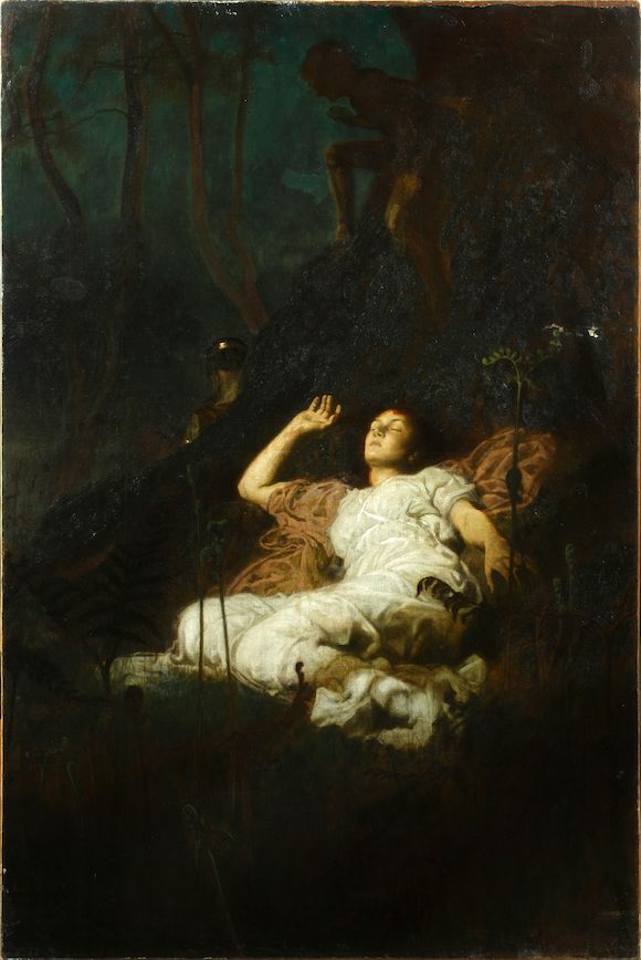 Bonhams : William George Simmonds (British, 1876-1968) Scene from a ...