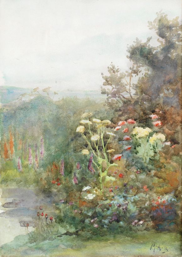 Bonhams : Mildred Anne Butler (Irish, 1858-1941) An autumn border