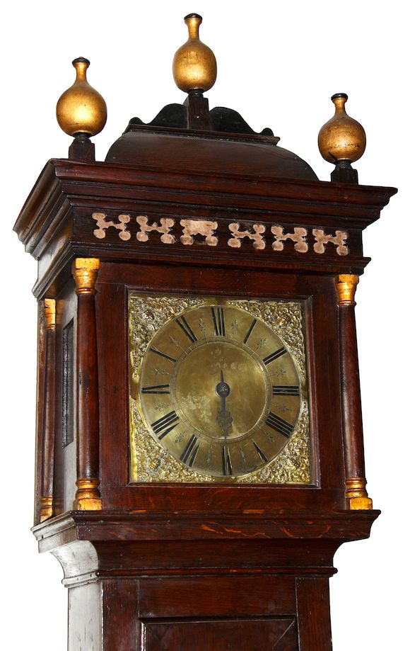 Bonhams : Edn Stead Ludlow: an 18th Century oak 30 hour longcase clock ...