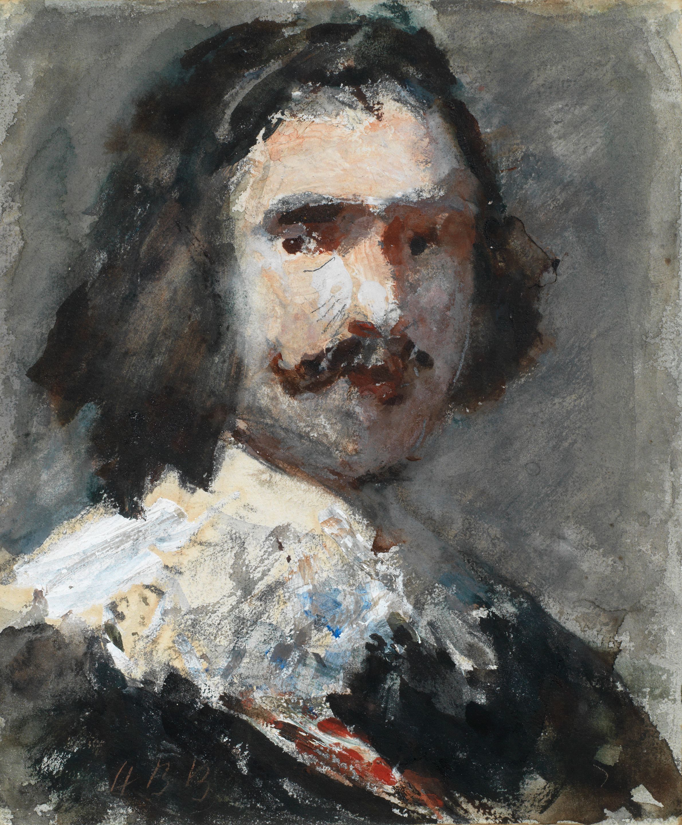 Bonhams : Hercules Brabazon Brabazon (British, 1821-1906) Portrait of ...