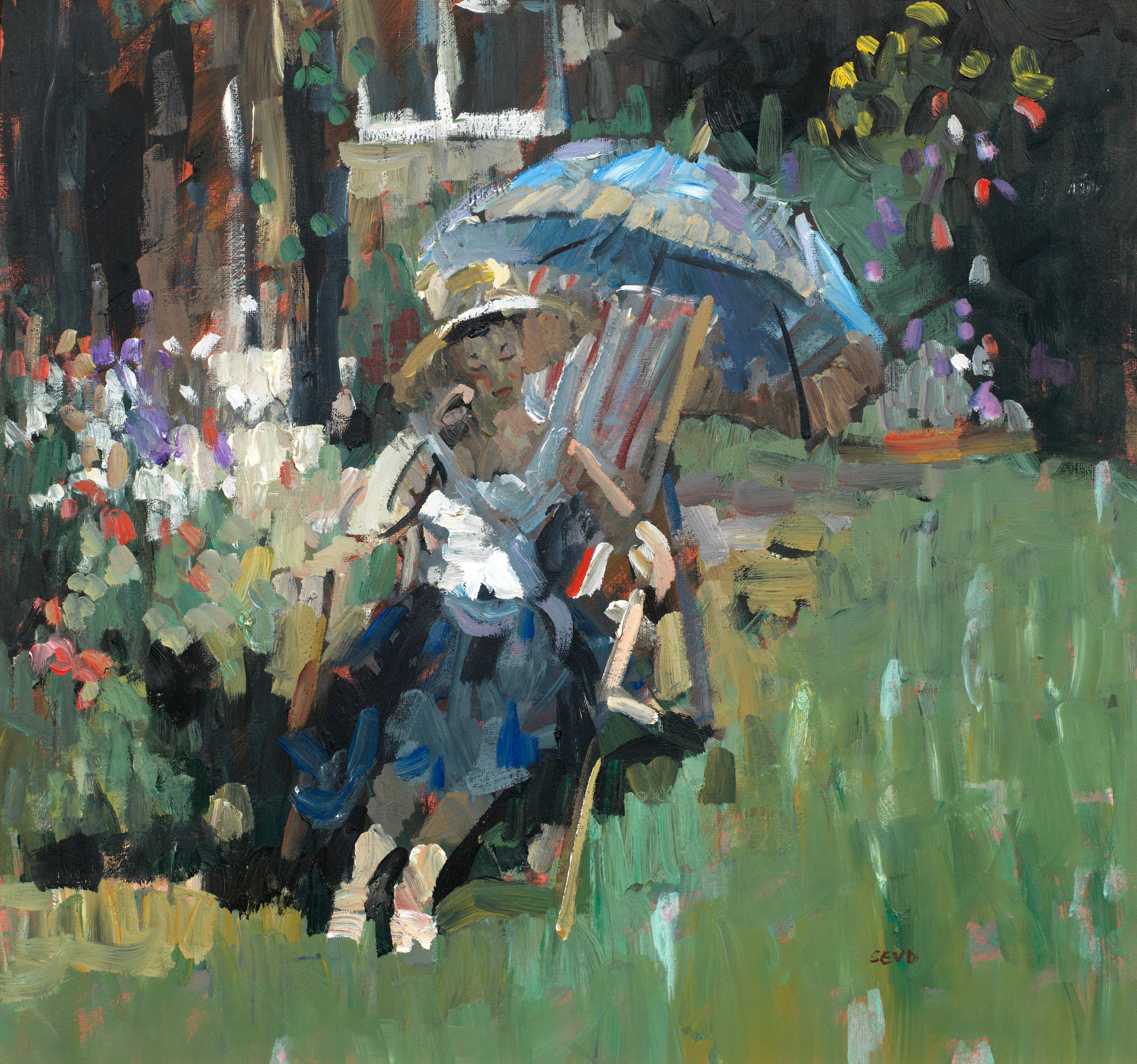 Bonhams : Sherree Valentine-Daines (British, born 1956) Summer's day in ...