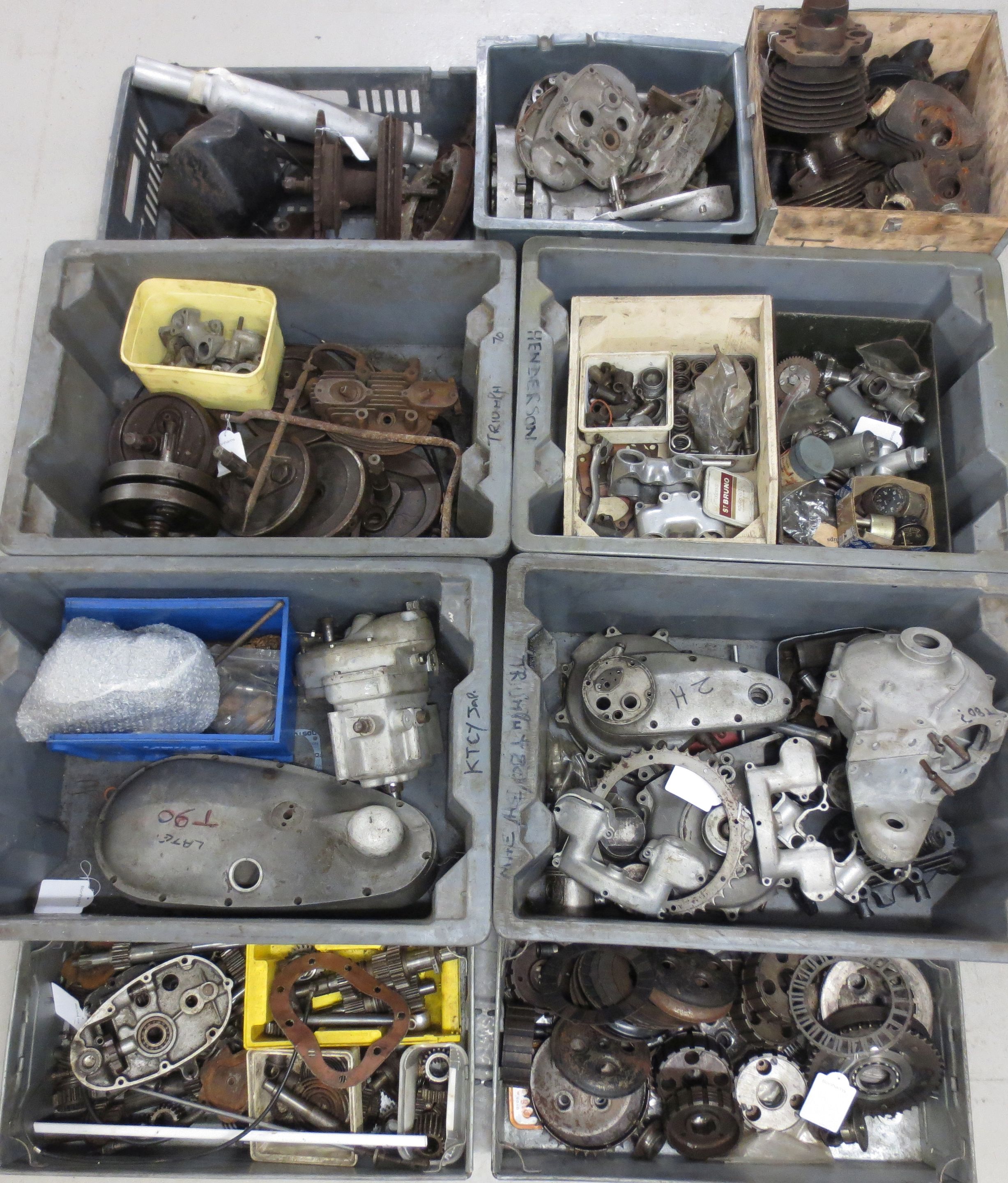 Bonhams Cars : A quantity of assorted pre-War Triumph parts, ((Qty))