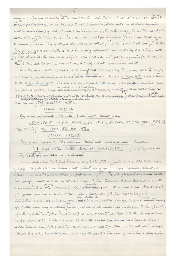 Bonhams : WAUGH (EVELYN) Labels. A Mediterranean Journal, NUMBER 109 OF ...