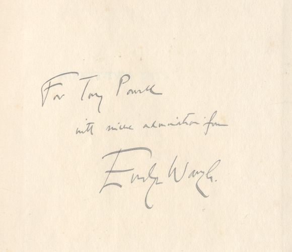 Bonhams : WAUGH (EVELYN) Ninety-Two Days, INSCRIBED "For Tony Powell ...
