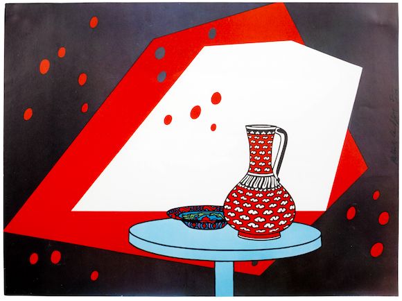 Bonhams : Patrick Caulfield (British, 1936-2005) Still Life Offset ...