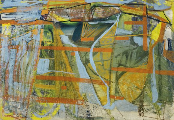Bonhams : Peter Lanyon (British, 1918-1964) Spring Anticoli 38.7 x 57.1 ...