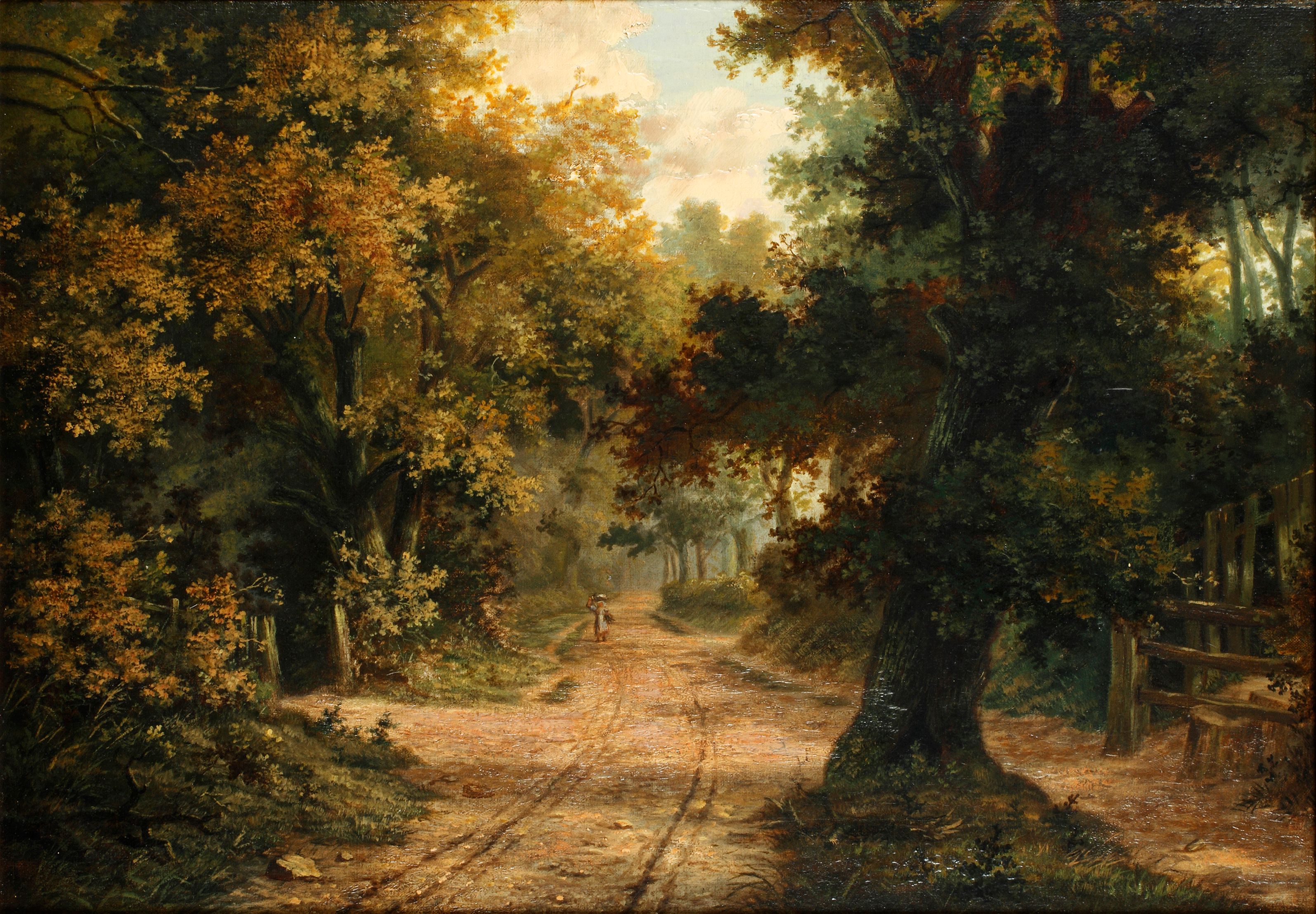 Bonhams : Henry George Todd (British, 1847-1898) Gainsborough Lane, Ipswich