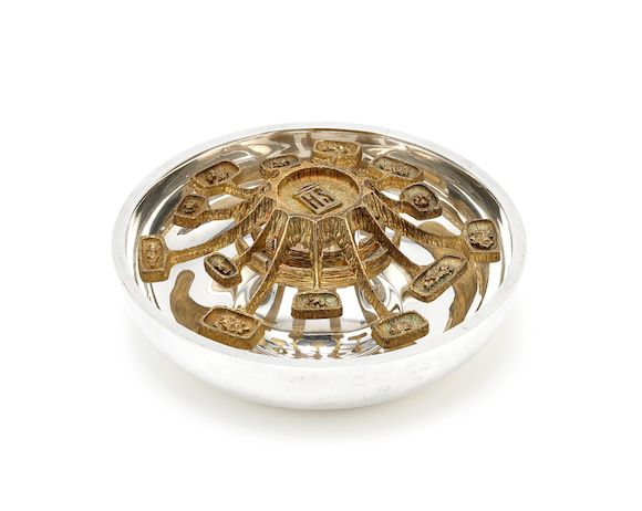 Bonhams : CHRISTOPHER NIGEL LAWRENCE: A cased silver and silver-gilt ...