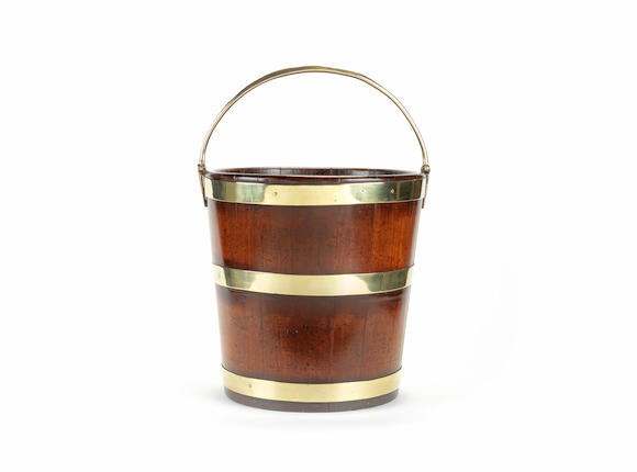 Bonhams An Early 19th Century Mahogany And Brass Bound Bucket