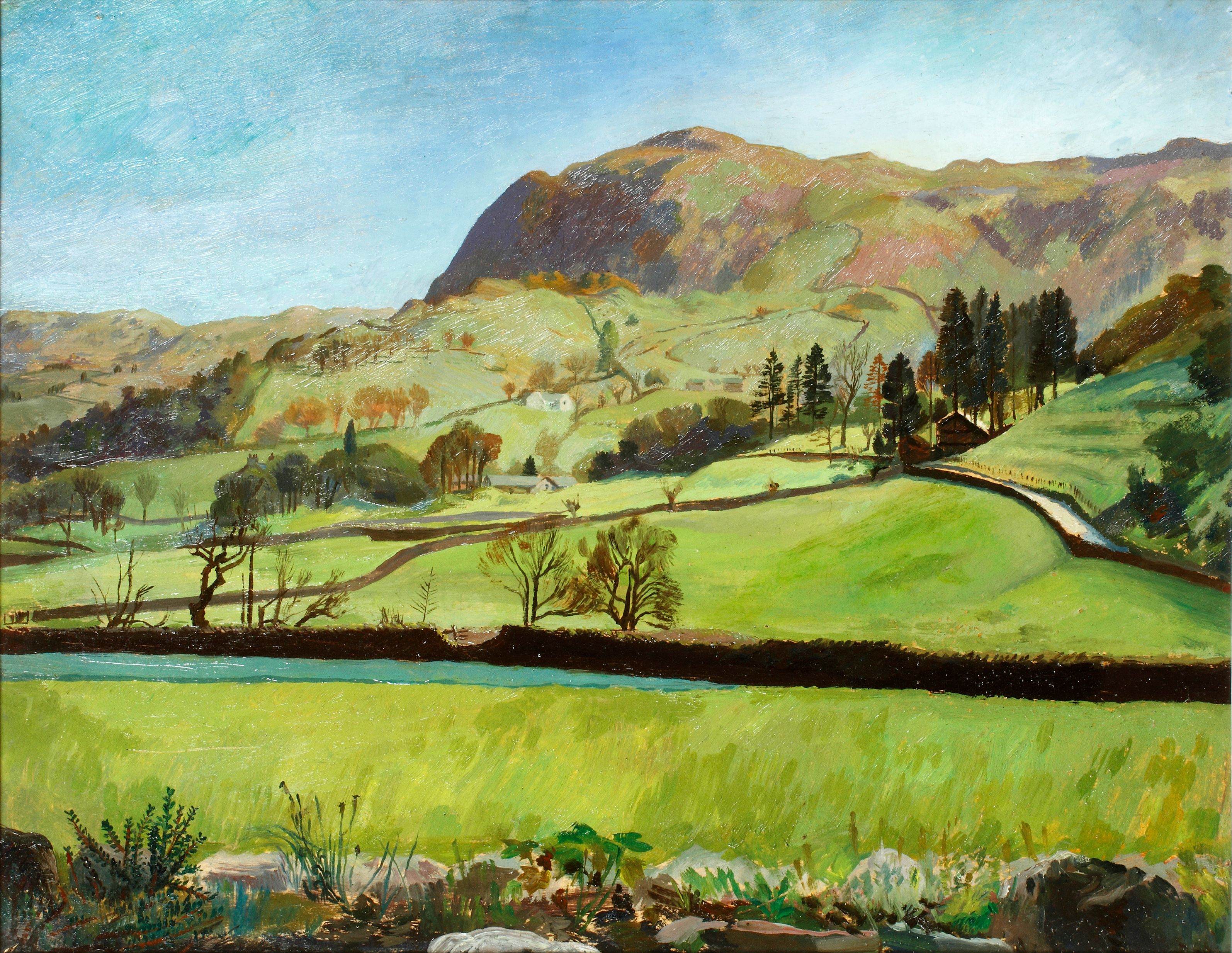 Bonhams : Leslie Gibson ARCA (1910-1969) Helvellyn