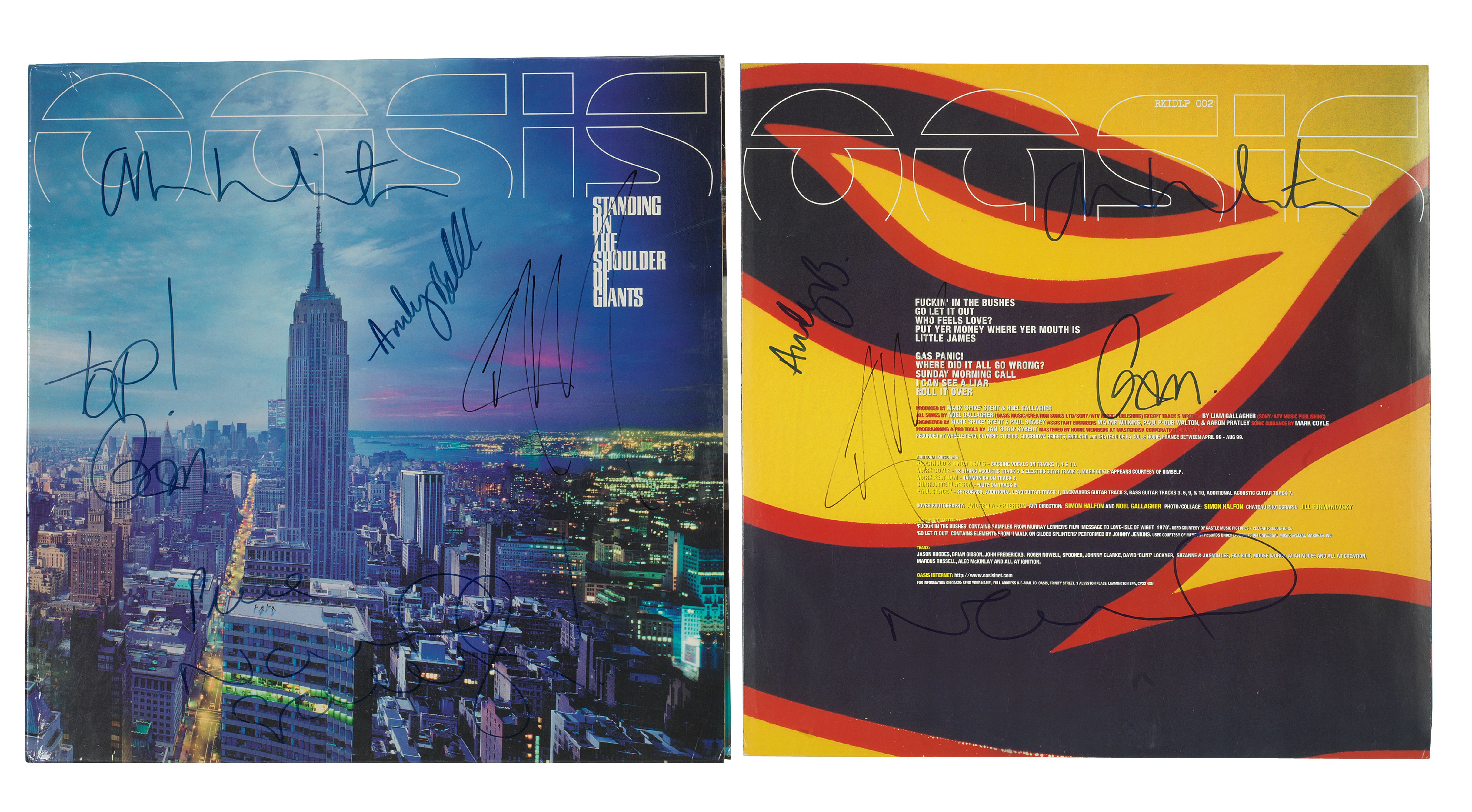 Oasis Standing On The Shoulder Of Giants