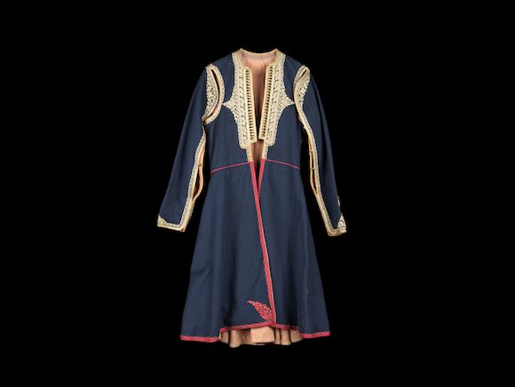 Bonhams : An Ottoman three piece metal thread embroidered wool Uniform ...