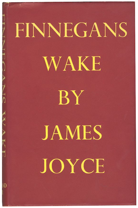 Bonhams : JOYCE (JAMES) Finnegans Wake, first edition, Faber and Faber ...