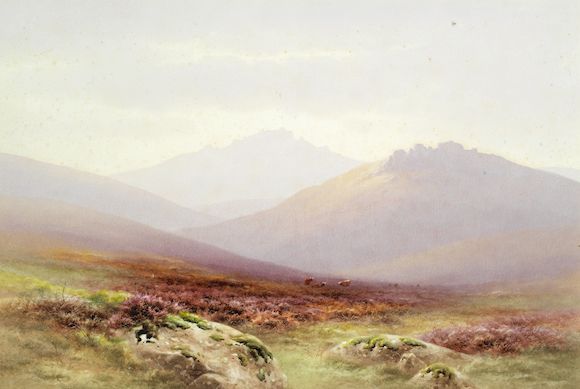 Bonhams : Charles Edward Brittan (British, 1870-1949) 'Among the Tors ...