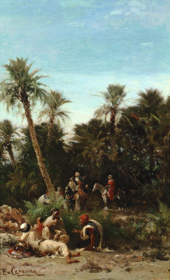 Bonhams : Circle of Ettore Cercone (Italian, 1850-1901) Oriental figures