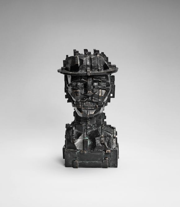 Bonhams : Sir Eduardo Paolozzi (British, 1924-2005) Head 30 cm. (11 3/4 ...