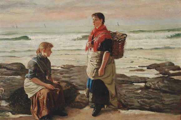 Bonhams : William Edward Millner (British, 1849-1895) 'As the sun went ...