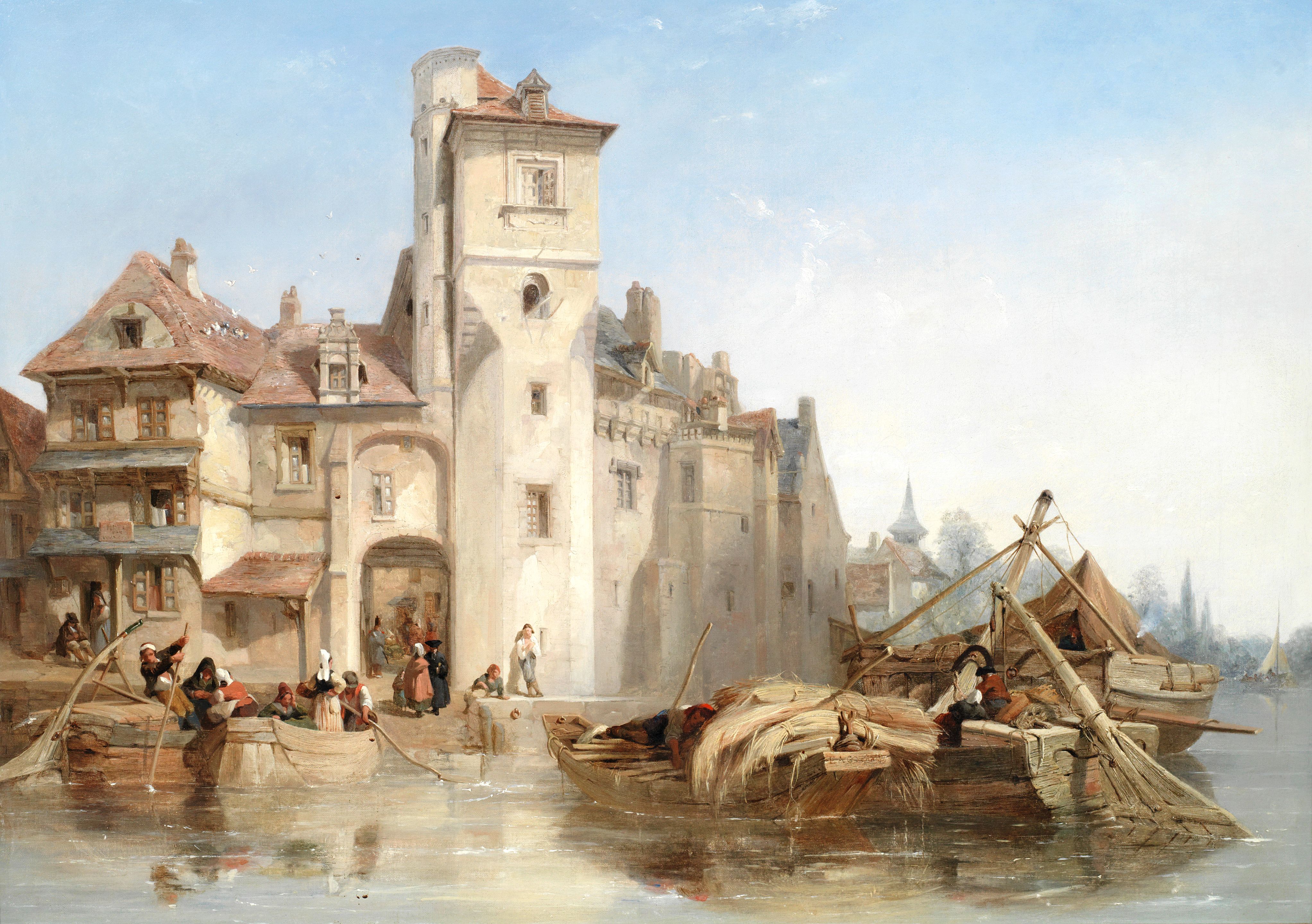 Bonhams : Edward Angelo Goodall, RWS (British 1819-1908) Angers, France