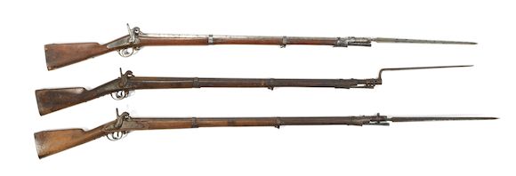Bonhams : Three French Percussion Military Muskets (6)
