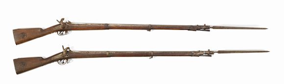 Bonhams : Two French Percussion Military Muskets (4)