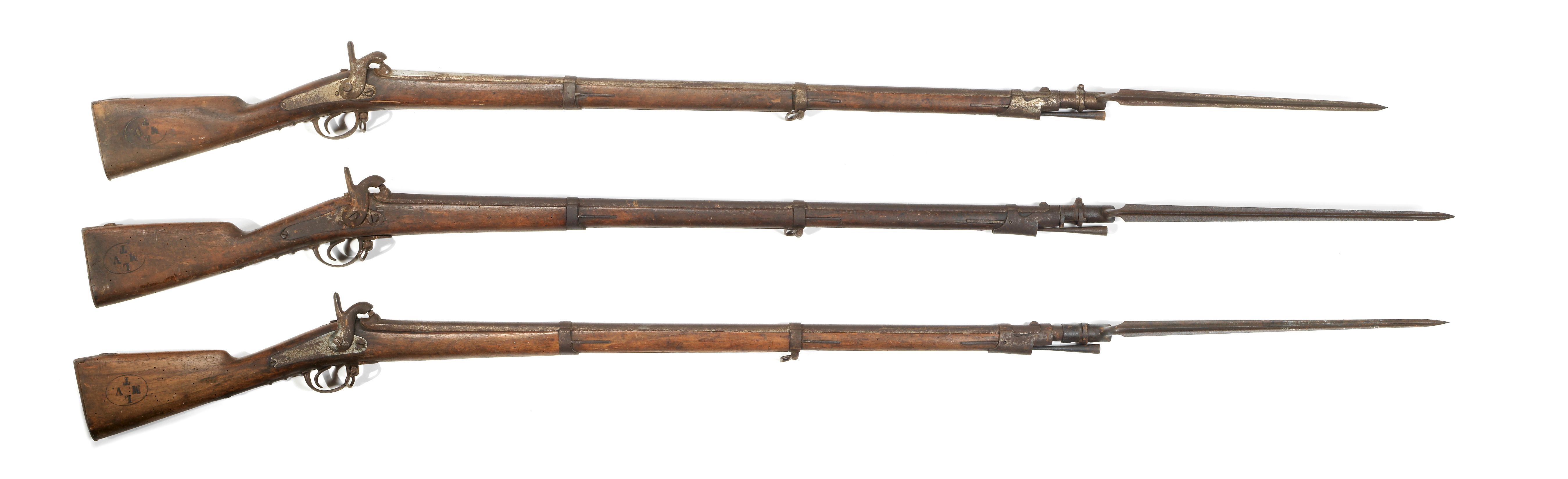 Bonhams : Three French Percussion Military Muskets (6)