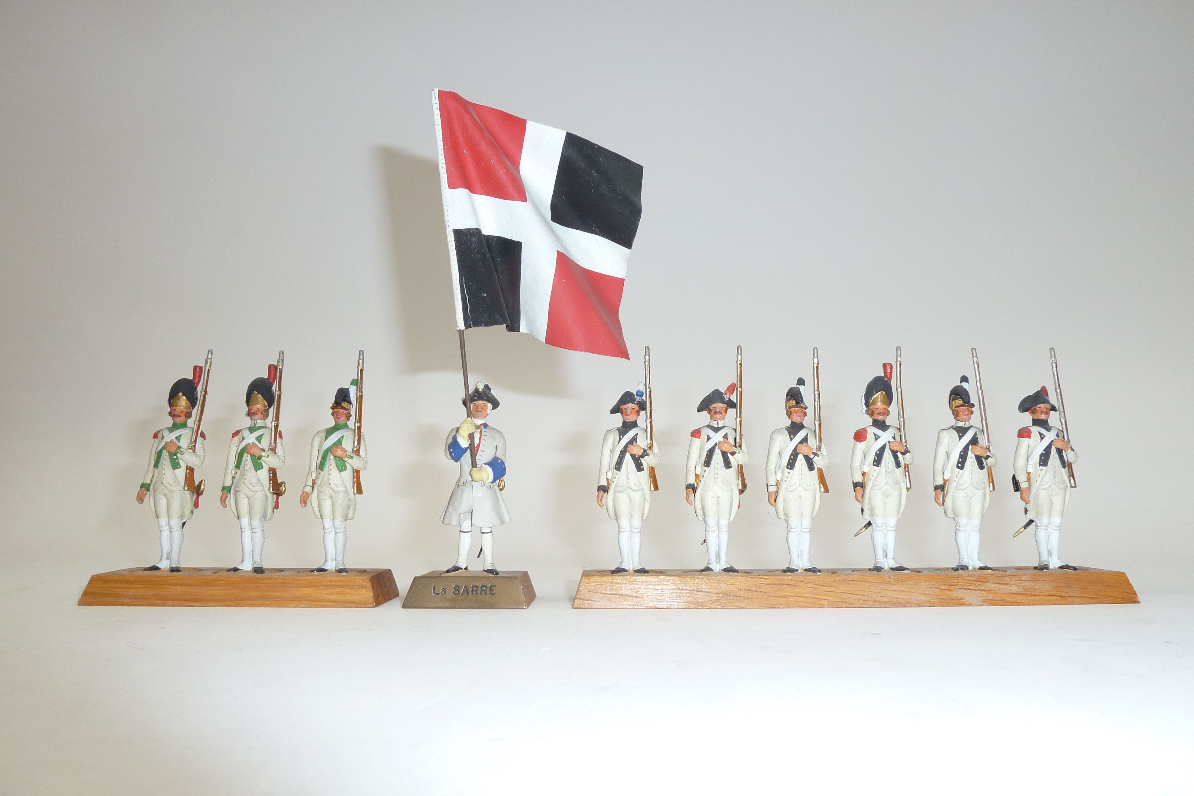 Bonhams : Metayer French Royal Army 1786, white uniforms 10