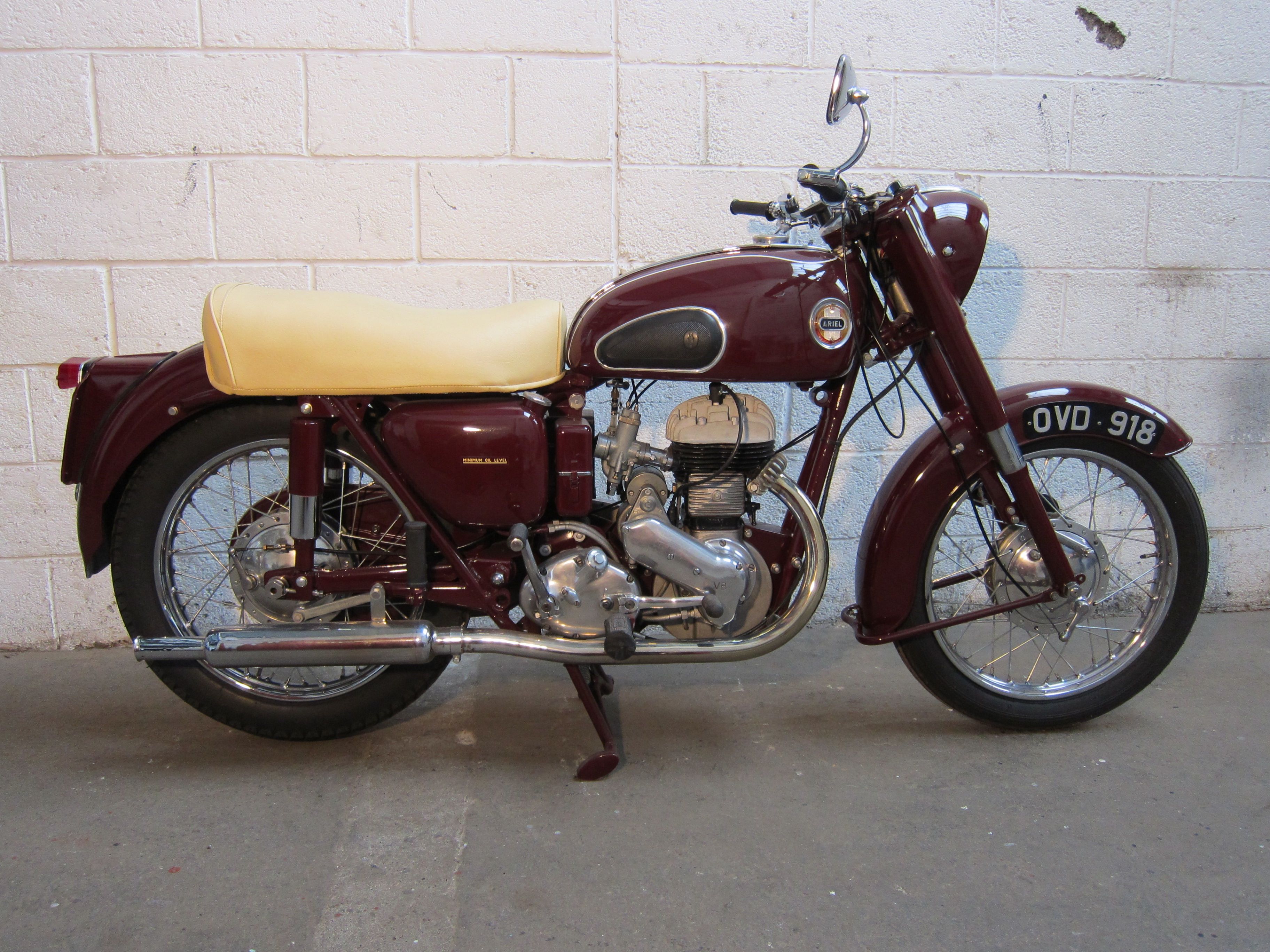 Bonhams Cars : 1957 Ariel 599cc VB Frame no. APR8228 Engine no. AMC873