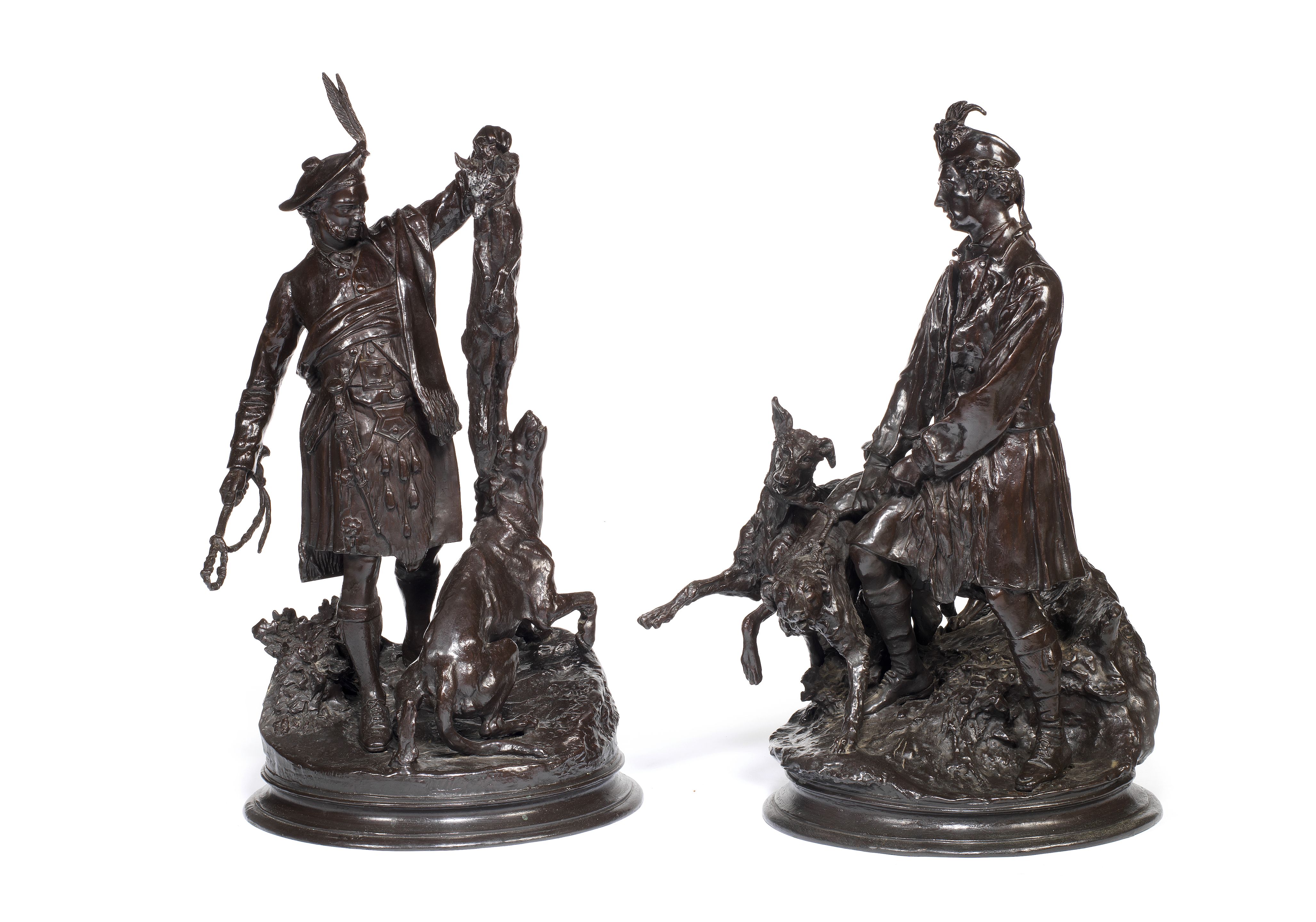 Bonhams : Pierre-Jules Mêne, French (1810-1877) a pair of bronzes ...
