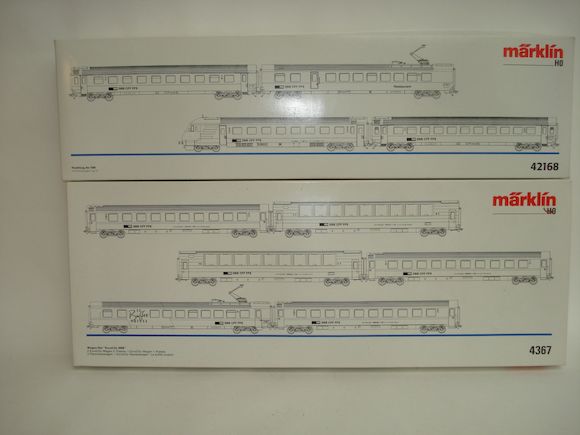 Bonhams : Marklin Digital 42168 SBB Diesel Electric train set and ...