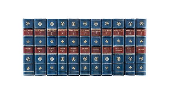 Bonhams : CLEMENS (SAMUEL L.) 'MARK TWAIN' The Works, 25 vol., EDITION ...