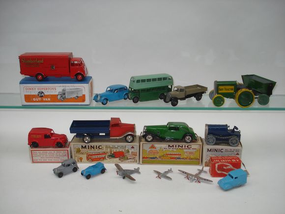 Bonhams : Dinky and Minic toys lot