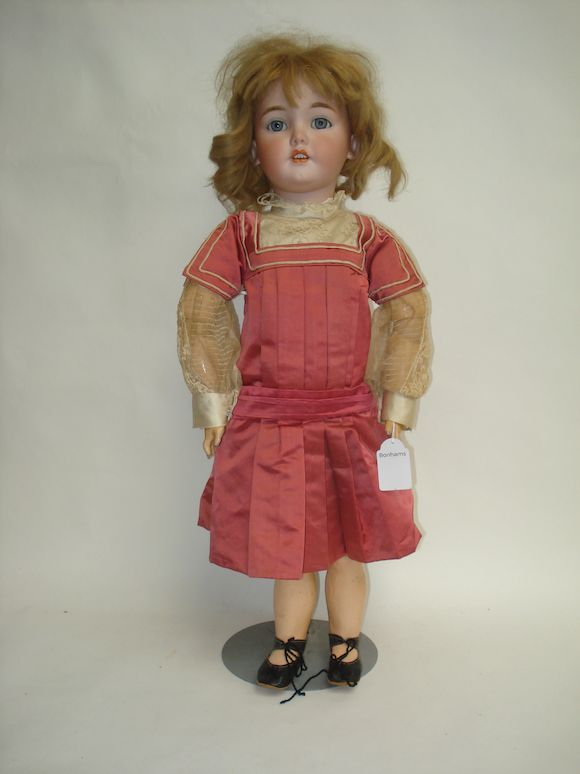 Bonhams : Large Simon & Halbig 1249 Santa bisque head doll