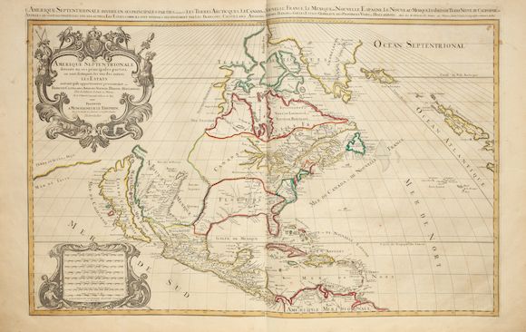 Bonhams : JAILLOT (CHARLES HUBERT ALEXIS) AND NICOLAS SANSON D'ABBEVILLE Atlas nouveau ...
