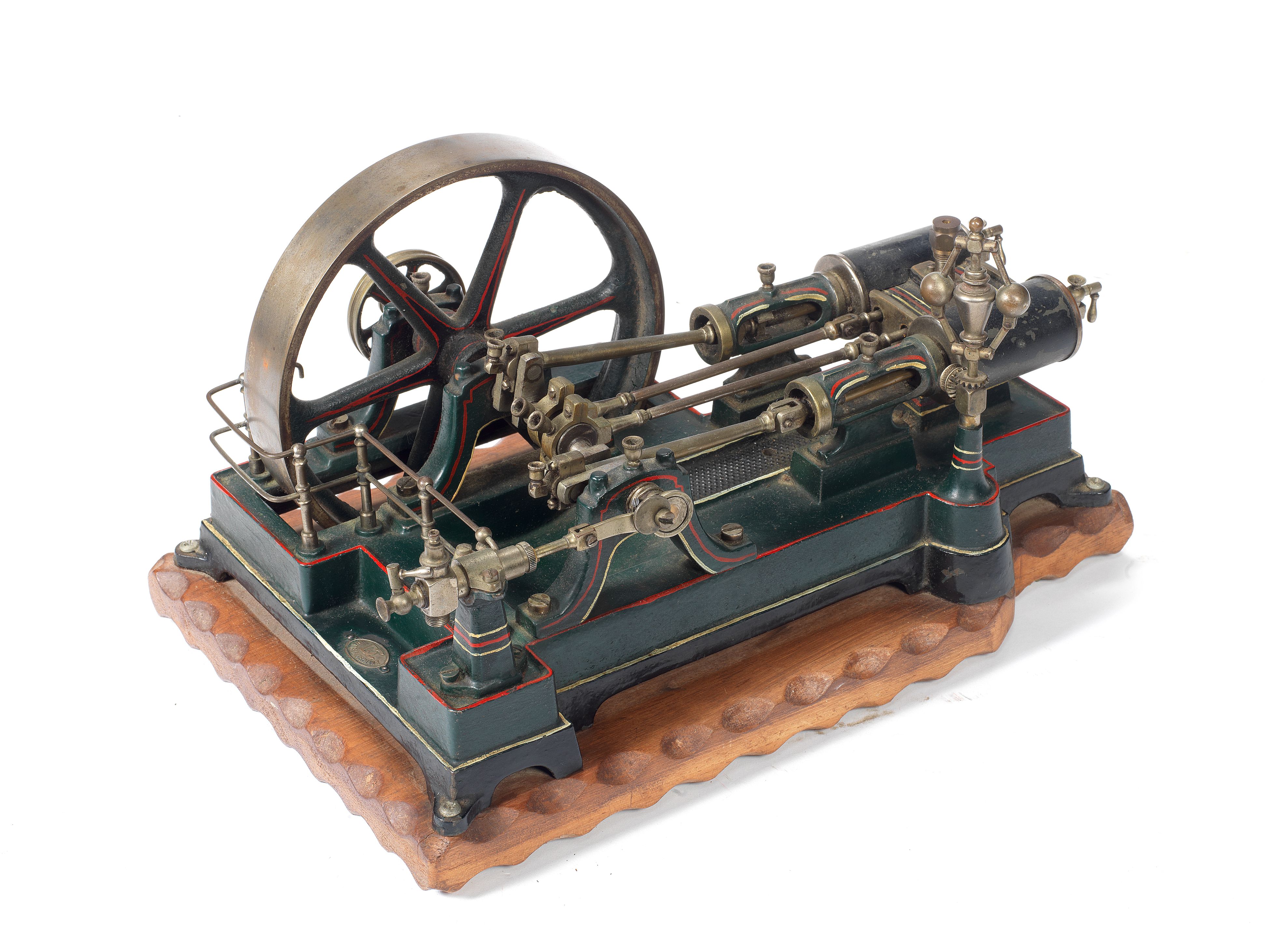 Bonhams Cars : A twin cylinder steam engine by Doll & Co, German, 1920s,